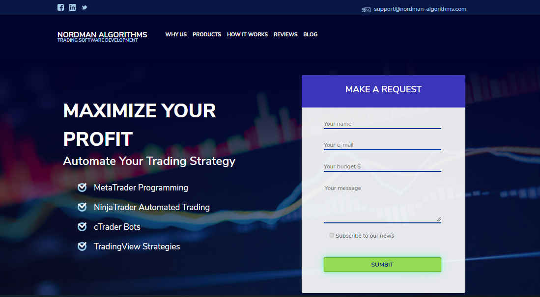Metatrader Ninjatrader Ctrader Programming Nordman Algorithms